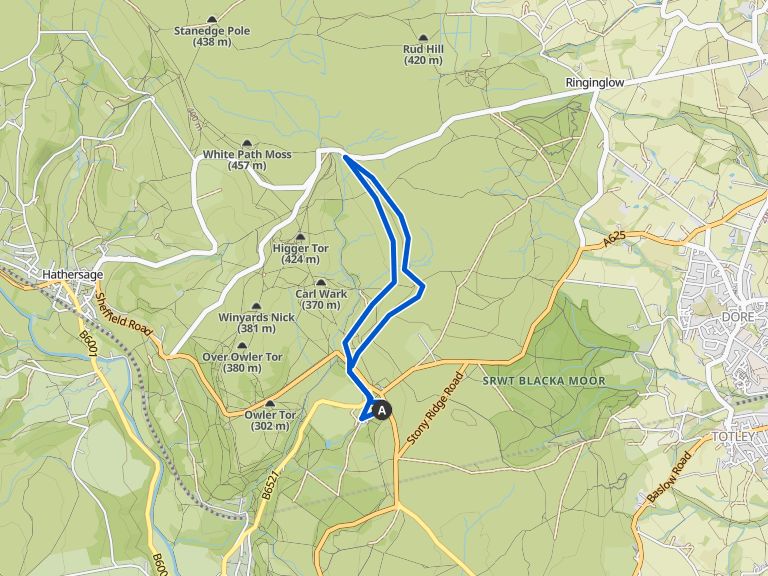 Burbage Edge and Valley loop from the Longshaw Estate — Peak District ...